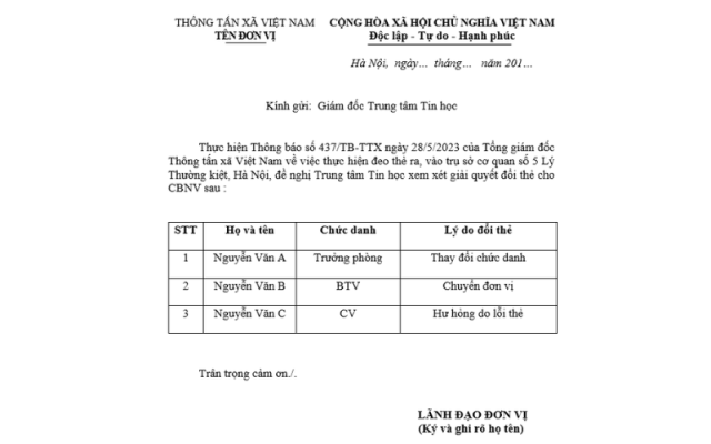 7 Mẫu văn bản hành chính theo Nghị định 30 CHUẨN cho doanh nghiệp