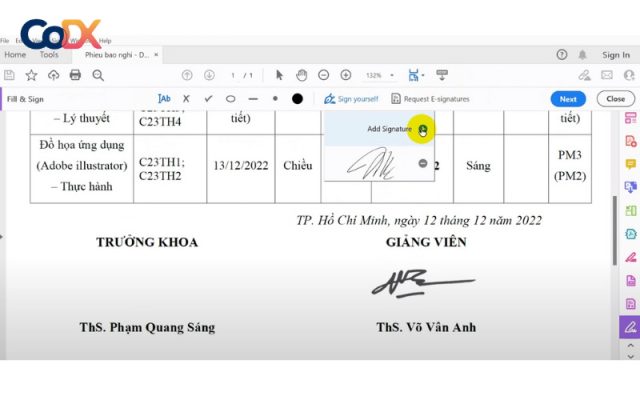 Cách ký chữ ký số trên file PDF trong PHẦN MỀM KÝ SỐ PDF