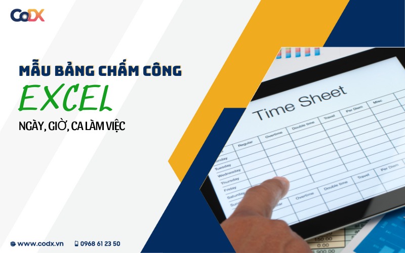 2 Cách tạo bảng chấm công trên Google Sheet đơn giản [Tải mẫu miễn phí]