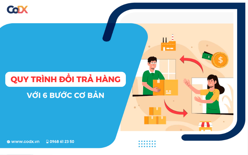 Quy Trình Đổi Trả Hàng Hóa Đơn Giản Chỉ Với 6 BƯỚC