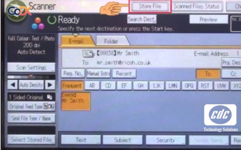 Cách Scan trên máy photo ricoh, toshiba, canon chi tiết nhất