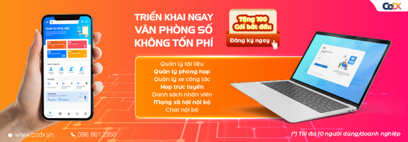 Giải pháp văn phòng số CoDX Eoffice giúp tối ưu vận hành số cho doanh ...